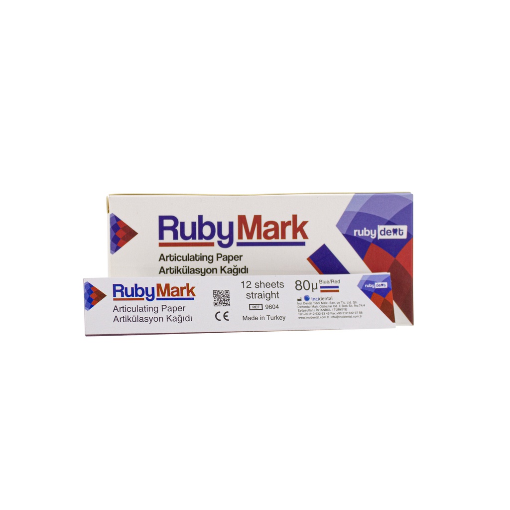 Papel para Articular recto RubyMark Incidental | Biotech Chile